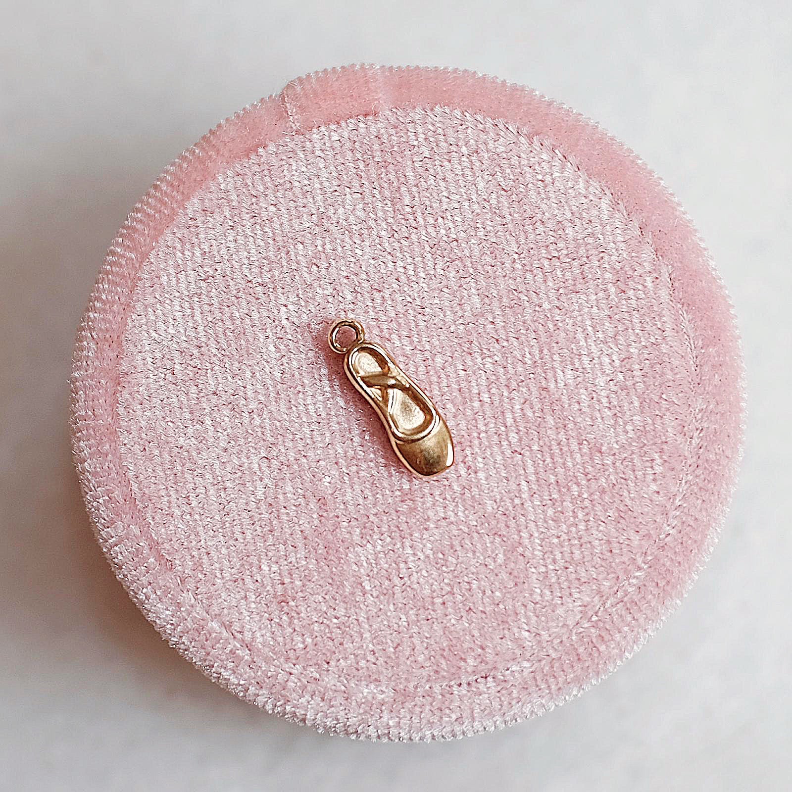Gold Ballet Shoe Charm – Nixie The Store