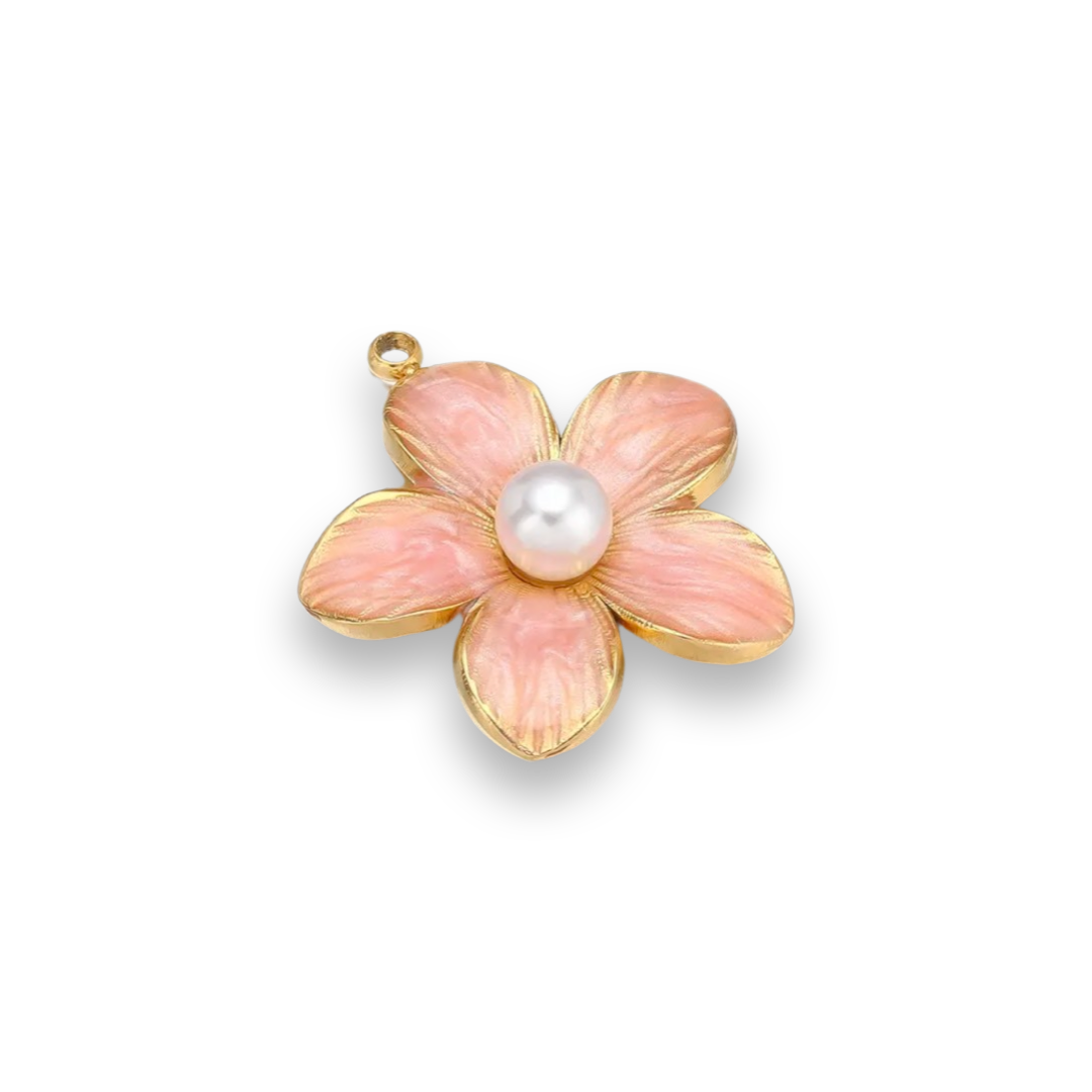 Light Pink Flower Charm – Nixie The Store